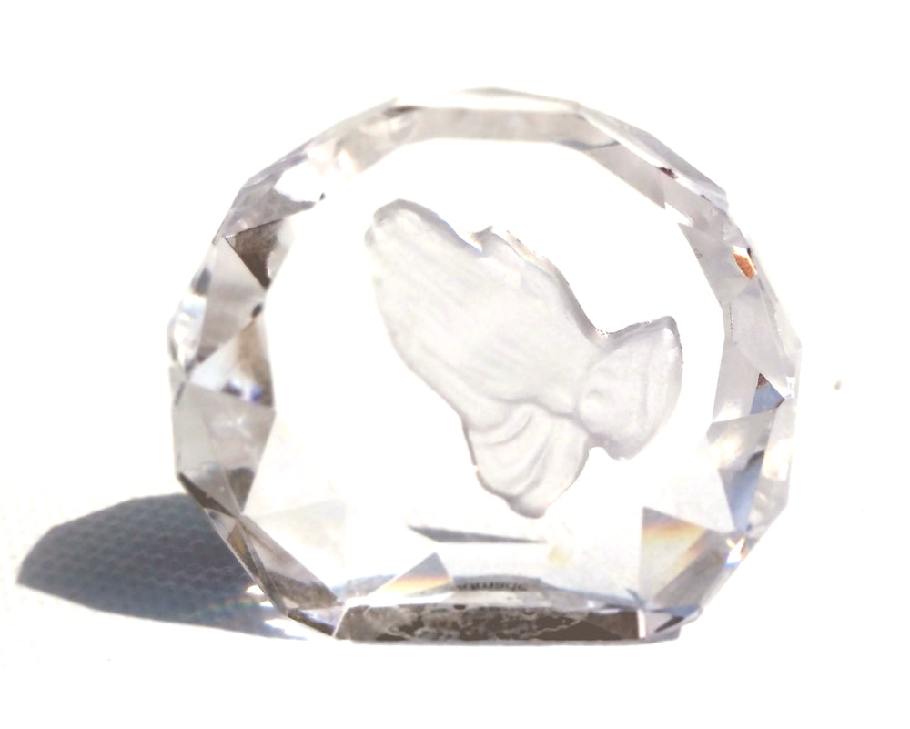 Plaque Fantasy Crystal Praying hands - Base 569350154062
