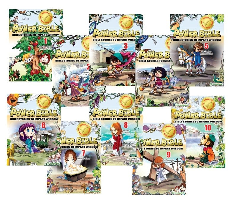Power Bible: Bible Stories To Impart Wisdom Complete Set (10 Books) 203499